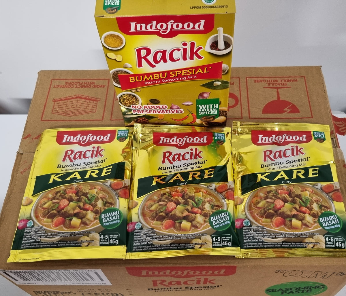 Indofood Instant Seasoning Mix Paste Kare/ Curry 12 x 45g – Indofood Online