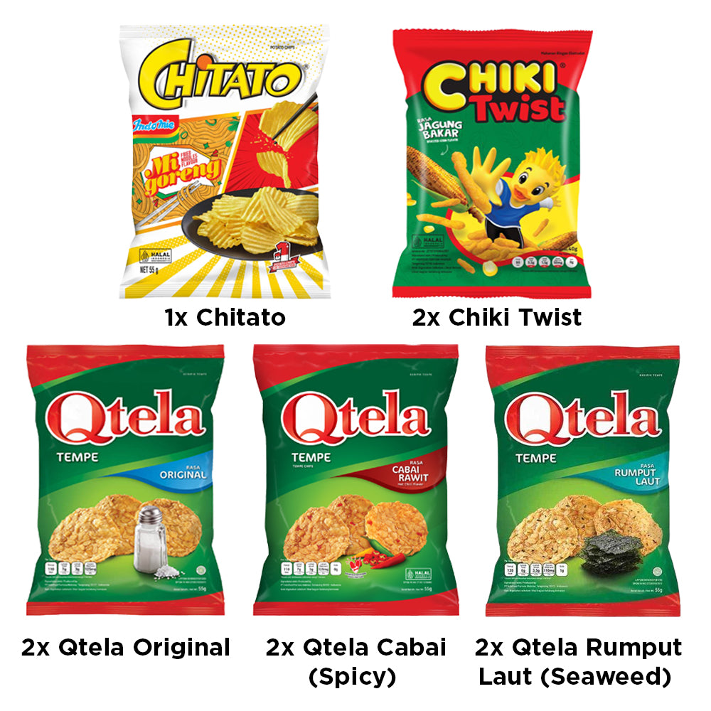Chips Bundling Pack Chitato Chiki Qtela Tempe – Indofood Online