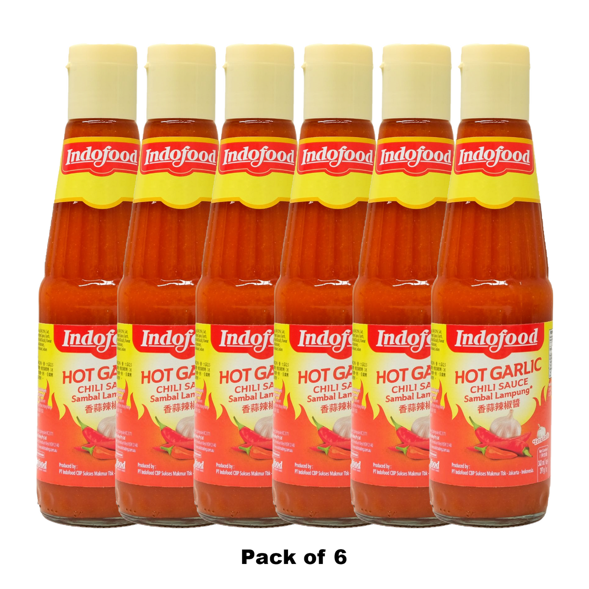 Indofood Hot Garlic Chili Sauce Sambal Lampung 340ml – Indofood Online