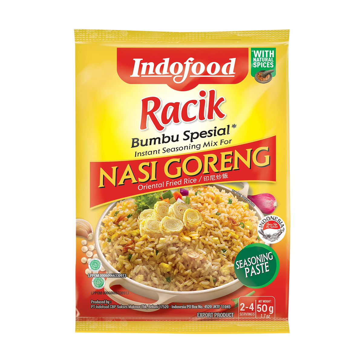 Indofood Instant Seasoning Paste Nasi Goreng 12 x 50g – Indofood Online