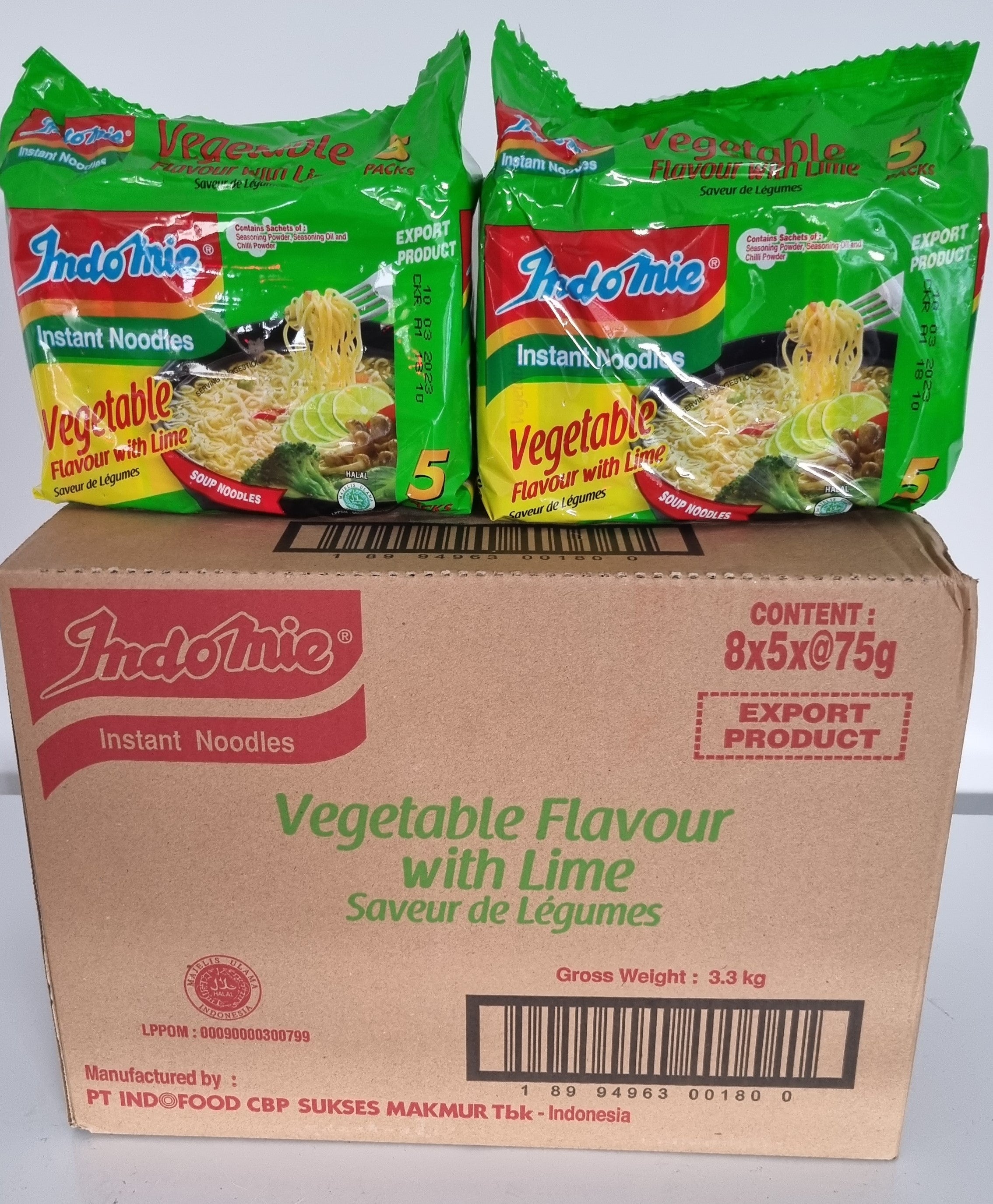 Indomie Vegetable Flavour Soup Noodle 40 Packs – Indofood Online