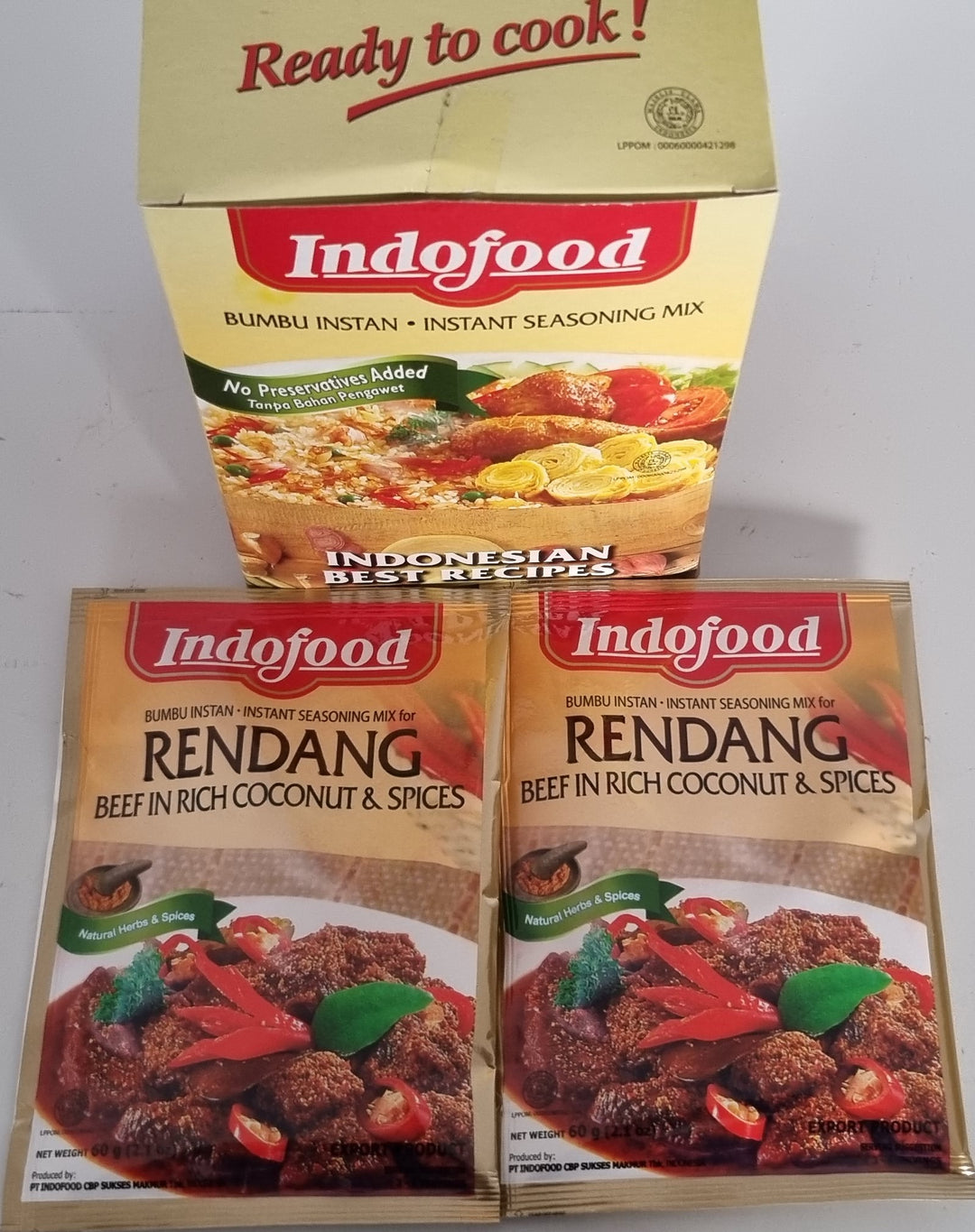 Indofood Instant Seasoning Mix Paste Rendang 12 x 57g – Indofood Online