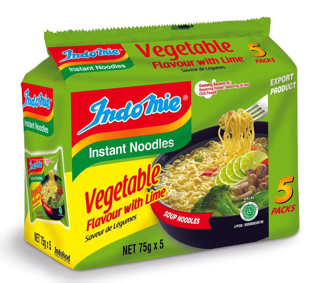 Indomie Vegetable Flavour Soup Noodle 40 Packs – Indofood Online
